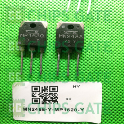 9 PAIRS Power Transistor SANKEN TO-3P MN2488-Y/MP1620-Y MN2488/MP1620 ...
