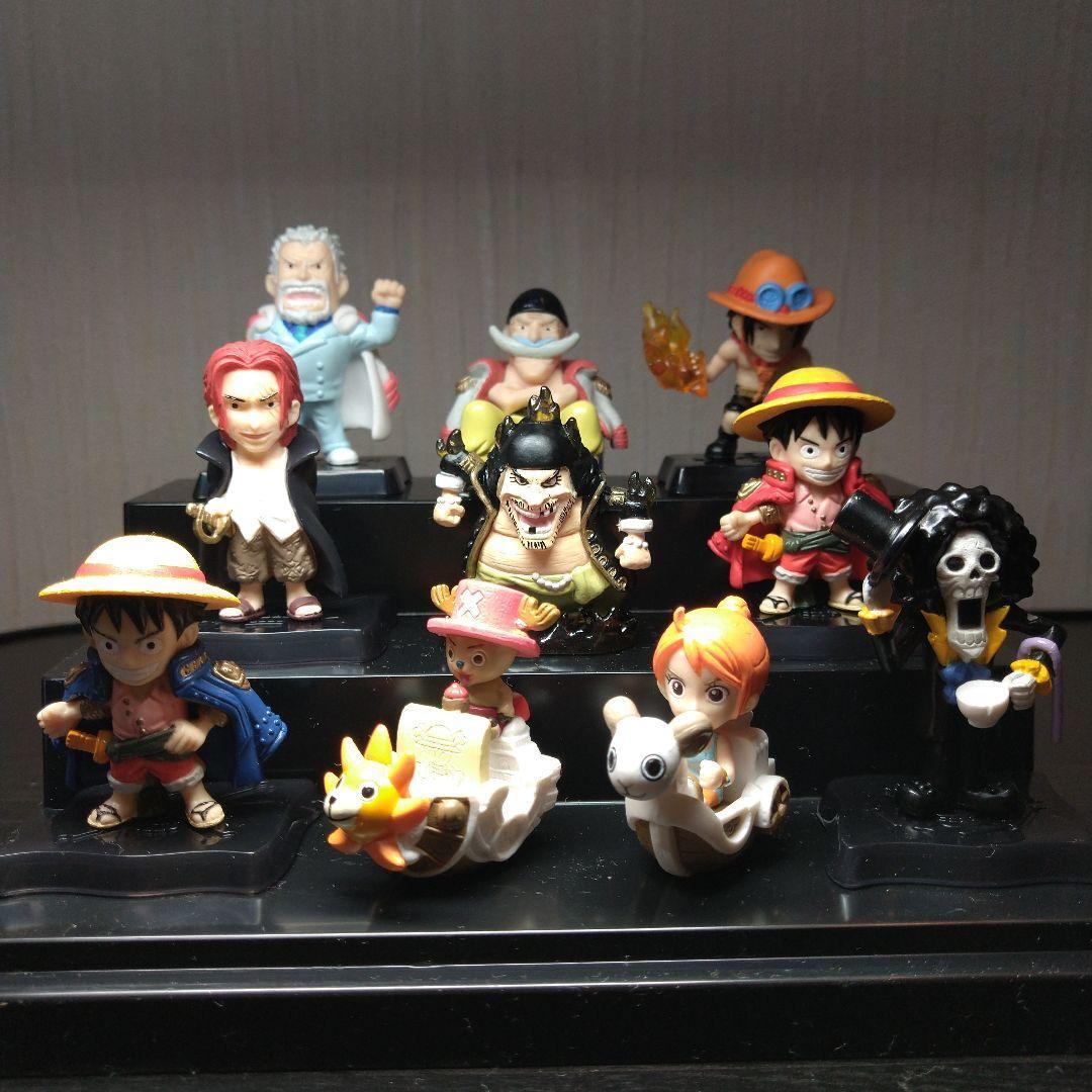 ONE PIECE Mini Figure Anime Goods lot of 10 Set sale Luffy Blook Shanks ...