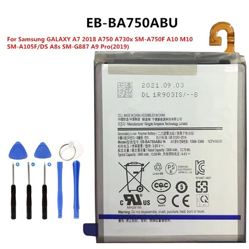 EB-BA750ABU Battery For GALAXY A7 2018 A750 A730x SM-A750F A10 M10 ...