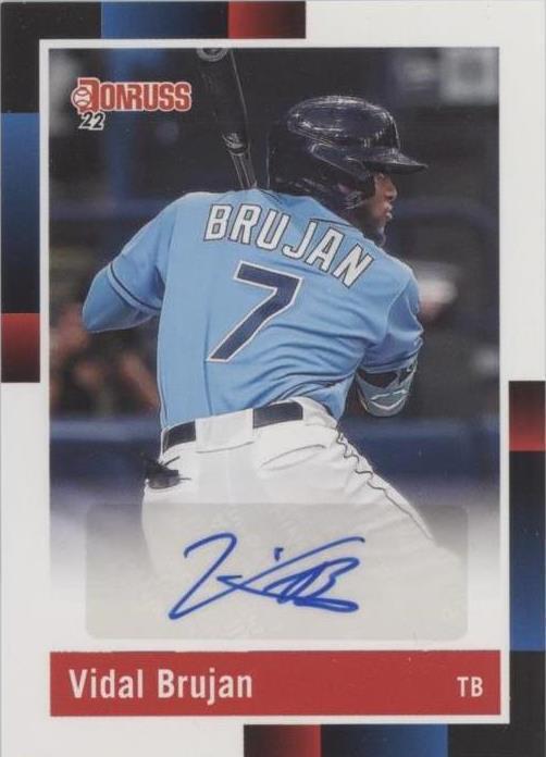 2022 Panini Donruss - Retro 1988 Signatures Vidal Brujan #R88S-VB (AU ...