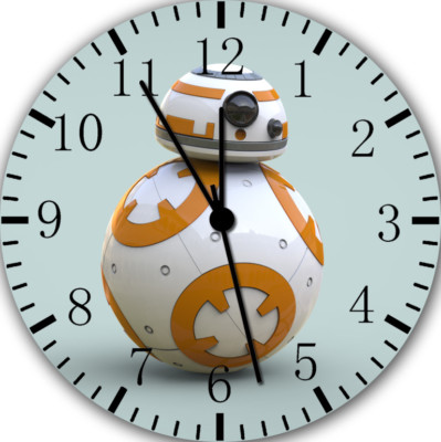 Star Wars BB8 Frameless Borderless Wall Clock For Gifts or Home Decor ...