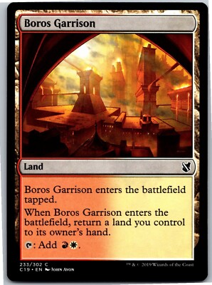 Magic the Gathering Boros Garrison Commander 2019 x1 MTG Free Shipping ...