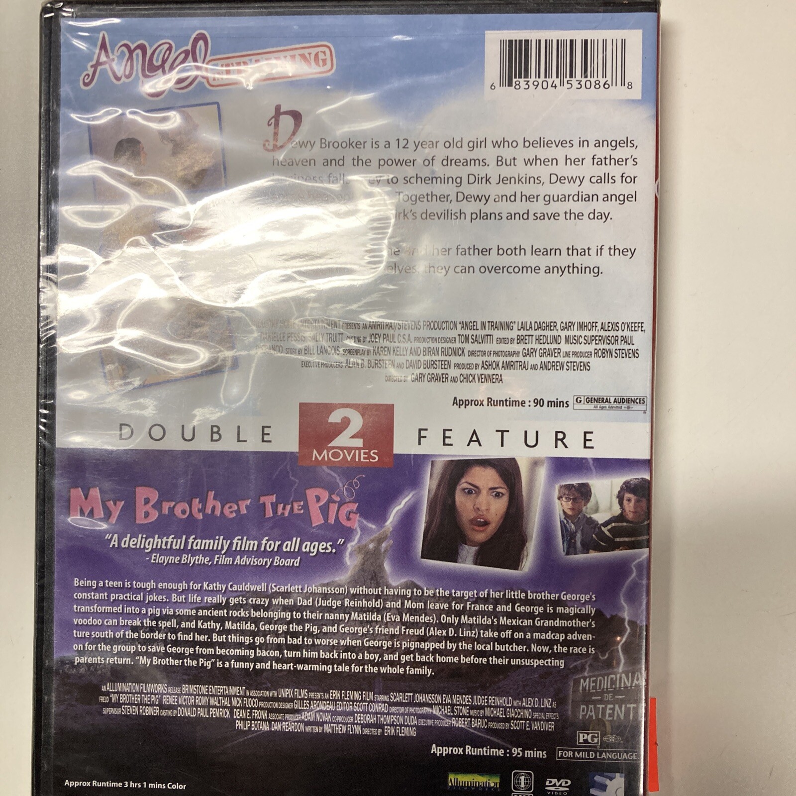 ANGEL IN TRAINING & MY BROTHER THE PIG - Double Feature DVD | eBay
