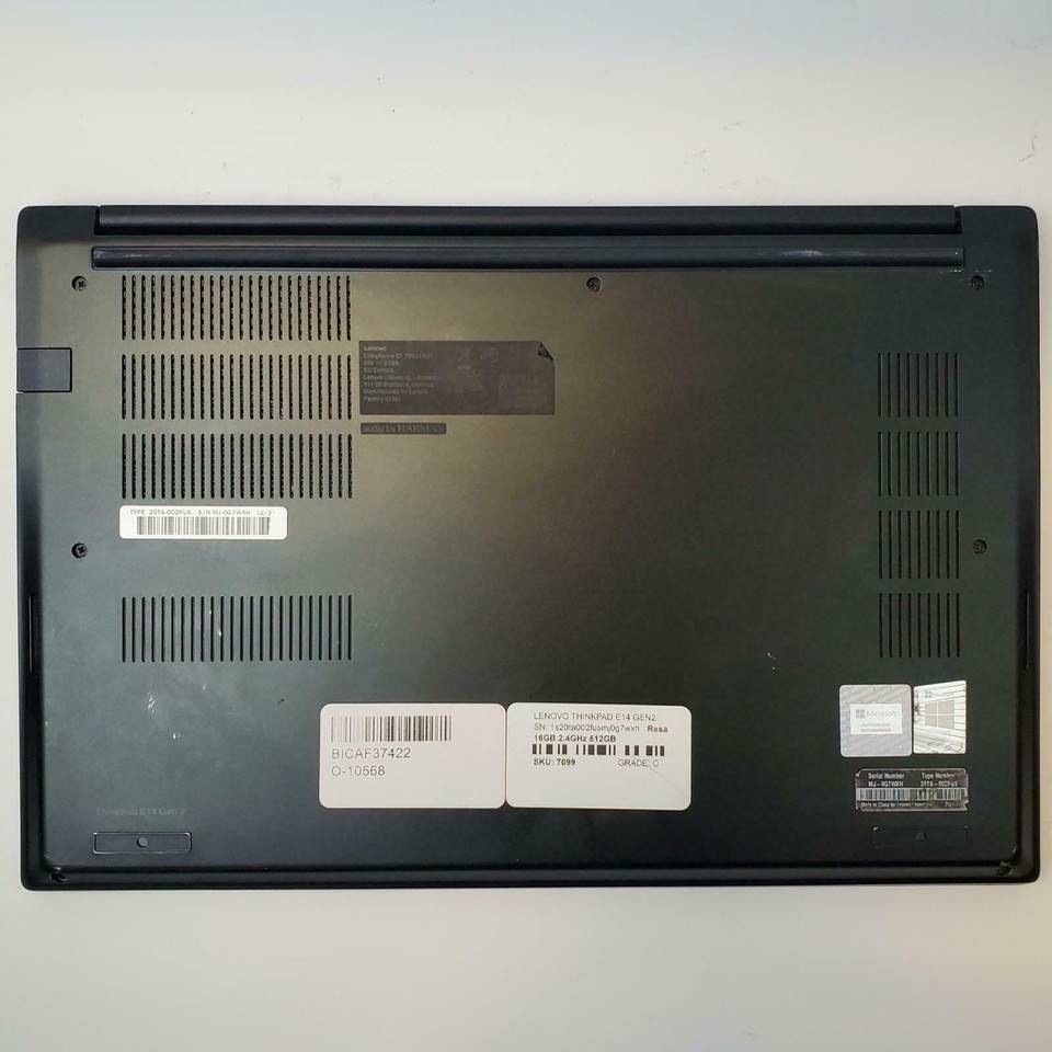 LENOVO THINKPAD E14 GEN2 Win 11 I5-1135G7 16GB RAM 512GB NVME | Grade C ...