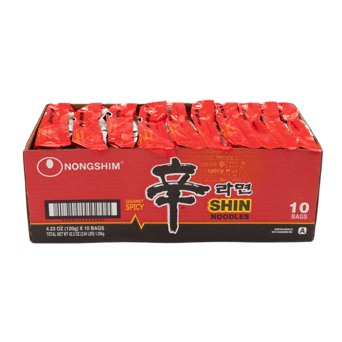 [20 Pack] Nongshim Gourmet Spicy Shin Instant Ramen Noodle | eBay