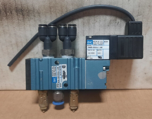MAC #411A-B0A-DM-DDAJ-1JM, DMB-DDAJ-1JM SOLENOID & COIL (24VDC, 20 ...
