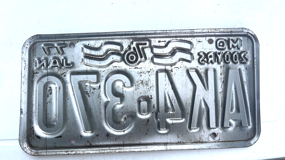Original 1976 1977 Missouri Bi Centennial MO License Plate 200 Years ...