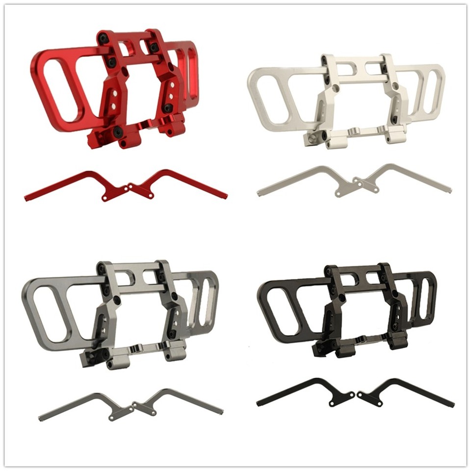 3X(Metal Front Bumper Bull Bar for Axial Wraith Spawn 1/10 RC Crawler ...