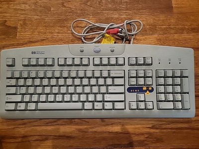 Vintage HP Hewlett Packard Keyboard Model: RT2858TW / Part No. 123213 ...