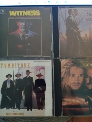 TOMBSTONE Lot of 6 SOUNDTRACK CDs Witness Last of Mohicans Legends of ...