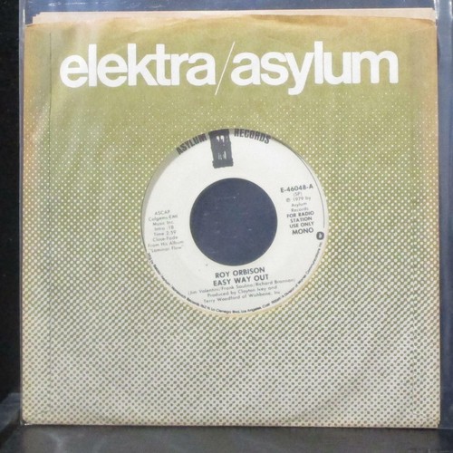 Roy Orbison - Easy Way Out 7" VG+ Promo Vinyl 45 Asylum E-46048 USA ...