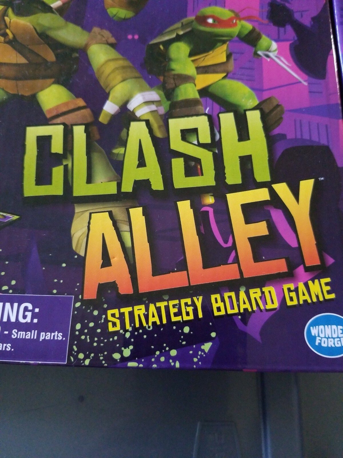 Buy New Teenage Mutant Ninja Turtles TMNT Clash Alley Strategy Board ...