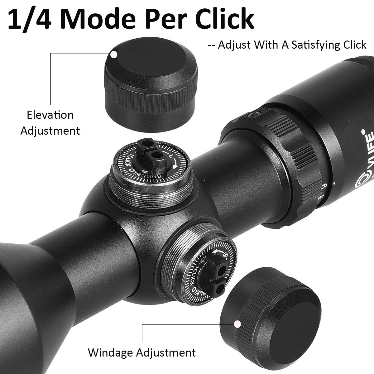 CVLIFE 3-9x40 Compact Rifle Scope Mil Dot Crosshair Riflescope With ...