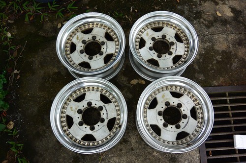 JDM 15" LODIO Drive wheels land cruiser 4runner lc90 lc2 prado hilux ...
