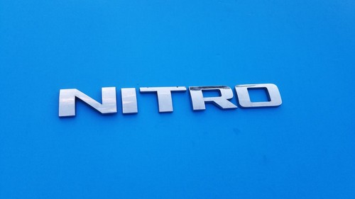 07 08 09 10 11 DODGE NITRO REAR TRUNK LID CHROME EMBLEM LOGO SYMBOL OEM ...