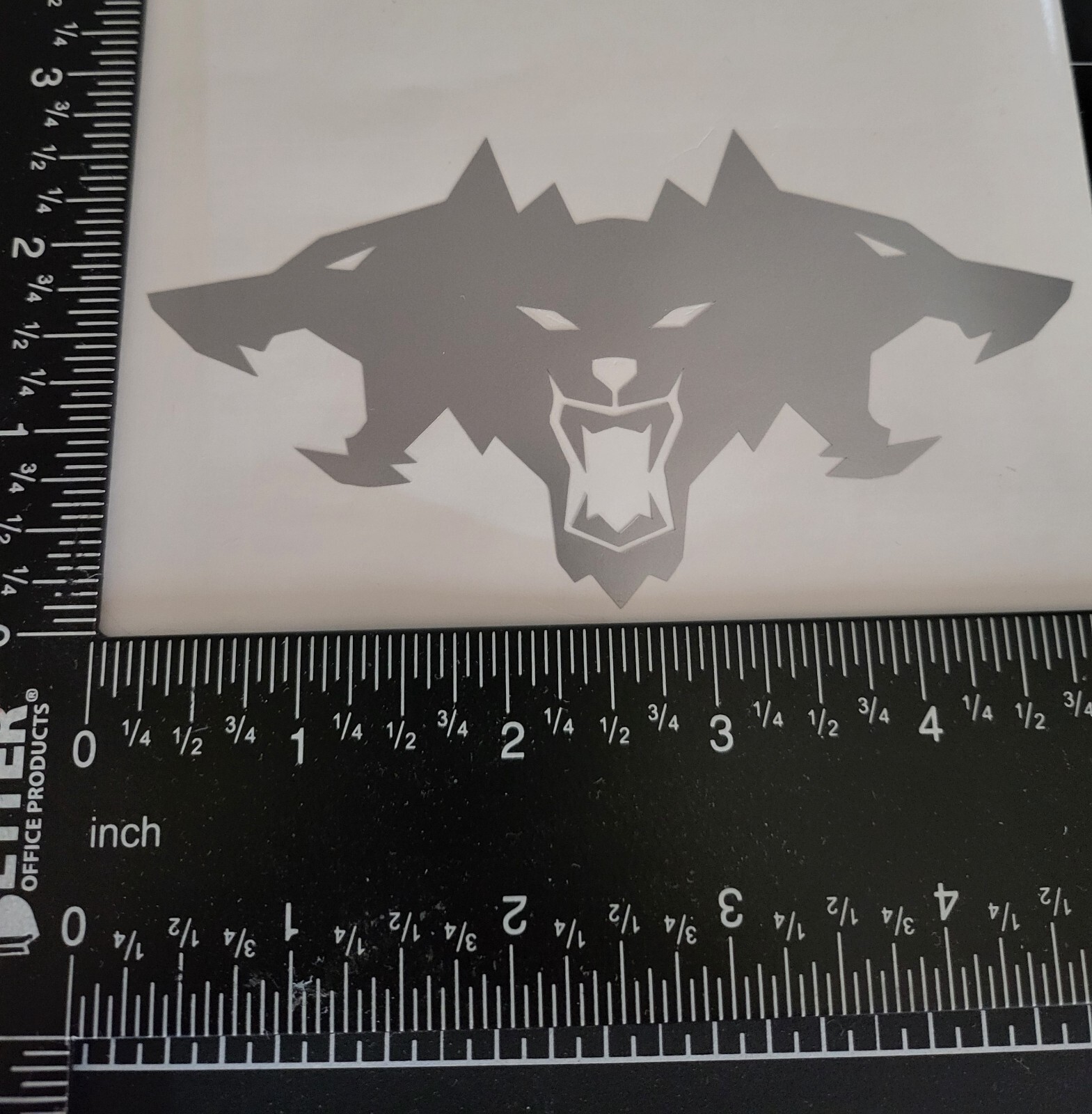 Cyberbeast Decal 5" x 2.5" Oracle 651 Vinyl (Bright Silver Metallic) | eBay