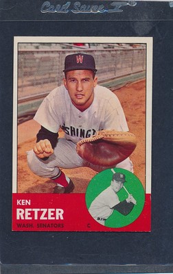 1963 Topps #471 Ken Retzer Senators NM 63T471-90516-1 | eBay