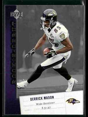 Derrick Mason 2006 Upper Deck Rookie Debut #8 Baltimore Ravens | eBay
