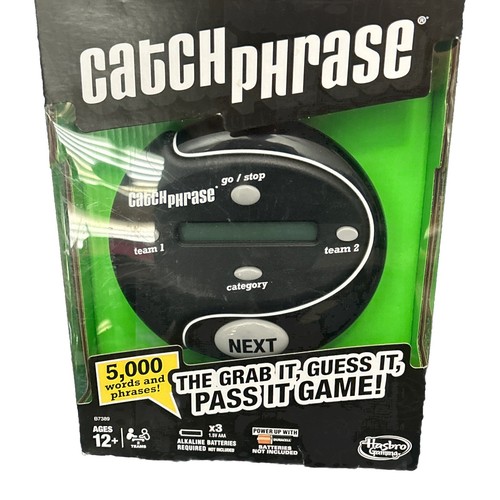 Catch Phrase Electronic Game 2015 Hasbro Grab It, Guess It, Pass It ...