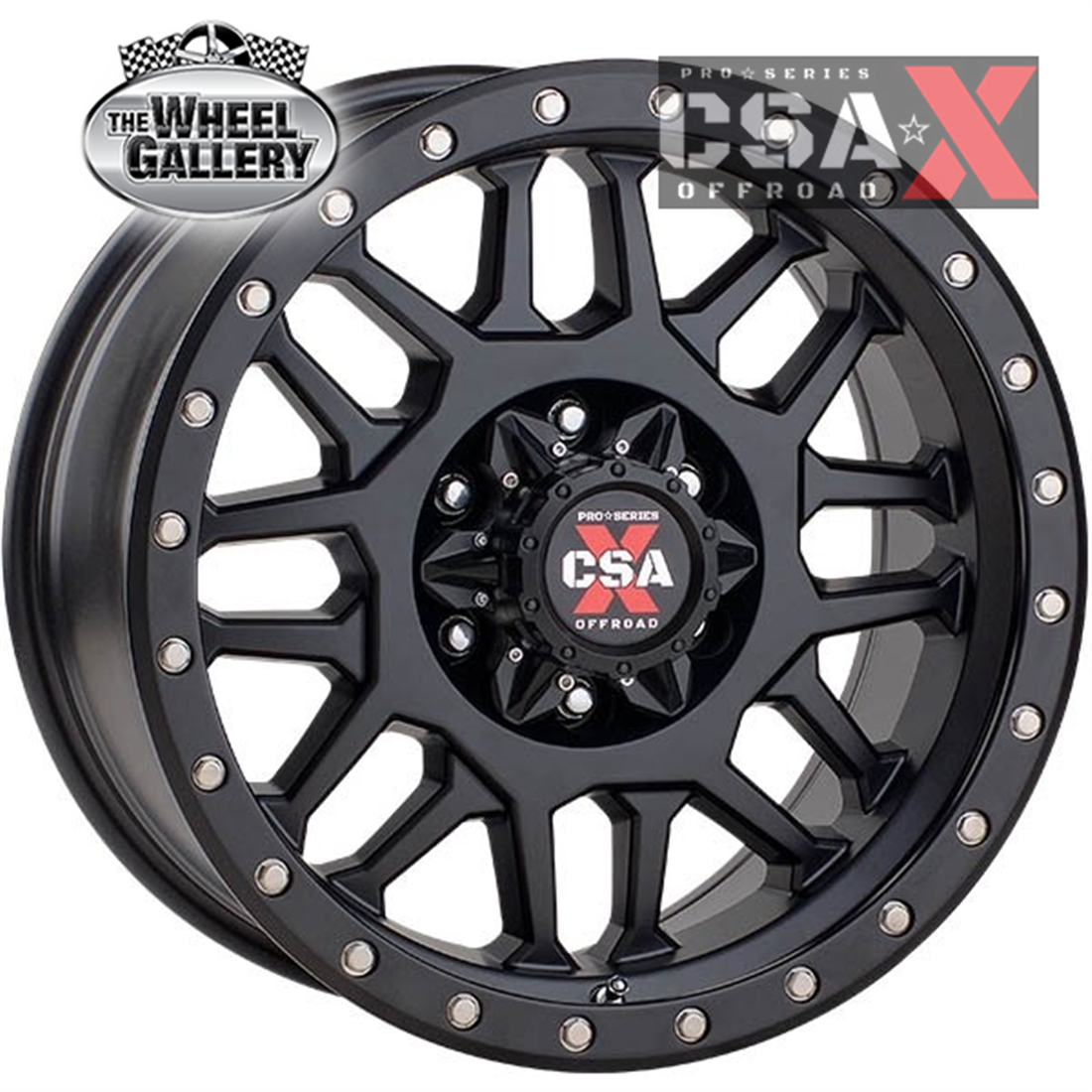 CSA-X Combat 18x9 6/139.7 18P Satin Black Set of Alloy Wheel Wheels | eBay