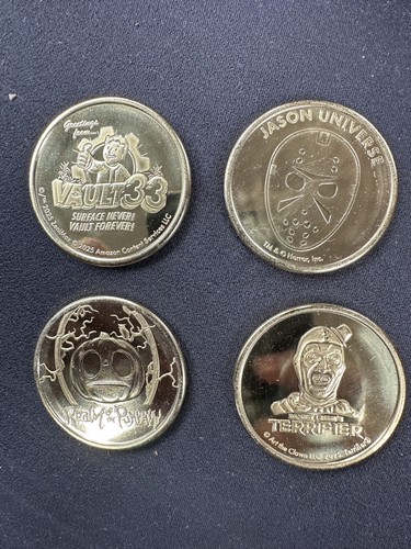 Halloween Horror Nights HHN 2025 Tribute Store Coin Set Terrifier ...