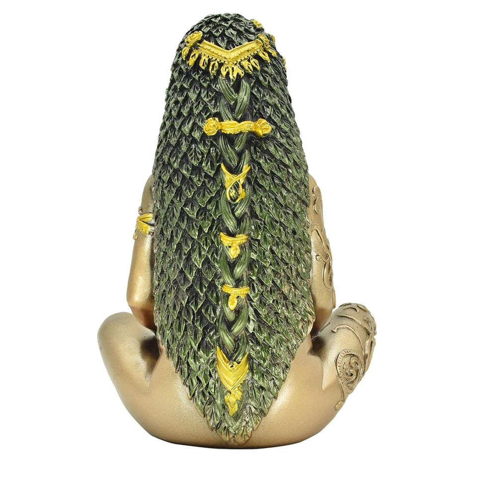 Mother Earth Gaia Statue Goddess Figurine Resin Wiccan Altar Table ...