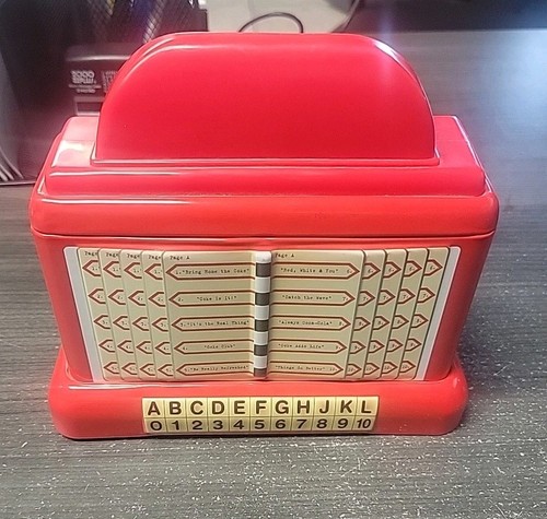 Vtg Coca Cola Tin Box Restaurant Booth jukebox Bank Bright Lift Soda ...