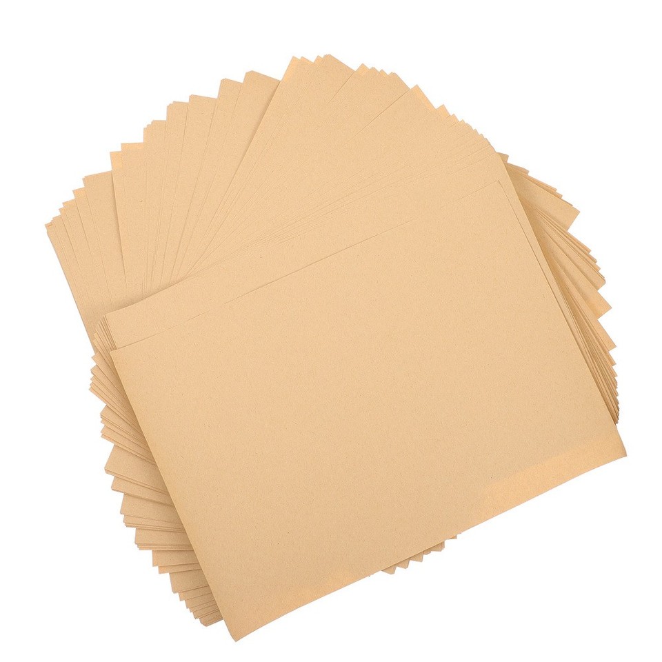 100 Pcs 4k Painting Kraft Cardboard Blank Kraft Drawing Paper for ...