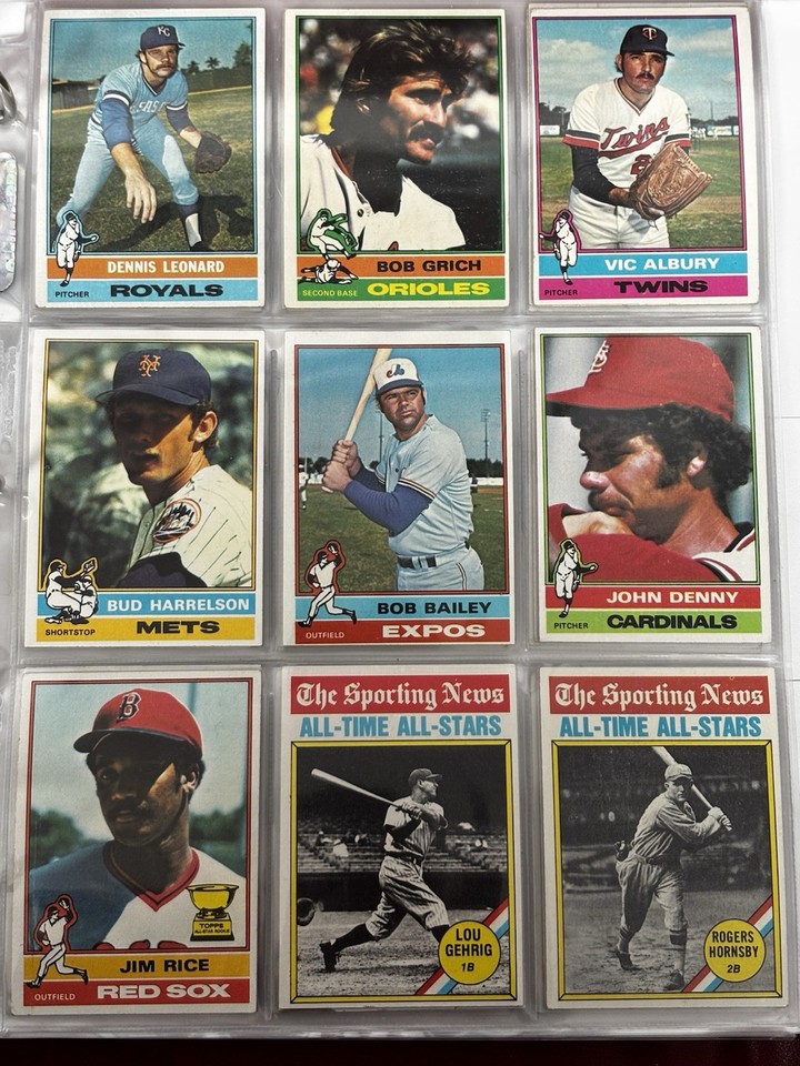 1976 Topps Complete Set of 660 Baseball Cards EX-EX+ | eBay