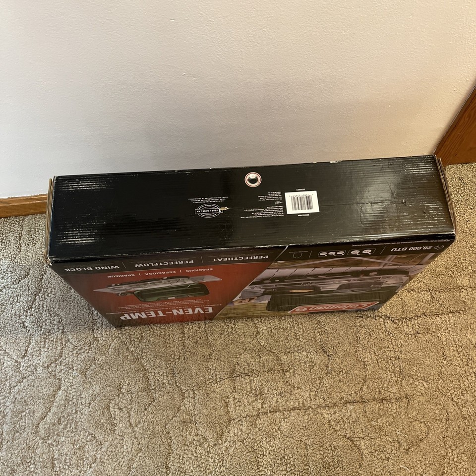 Coleman Even Temp 3 Burner Propane Camp Stove Wind Block 28k BTU (New ...