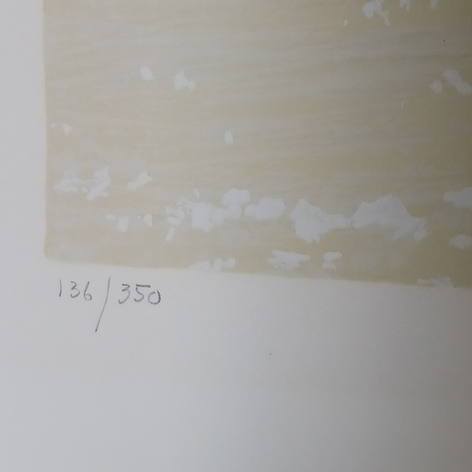 Eda Varricchio Serigraph Print Signed Limited Numbered Early Snow Trees ...