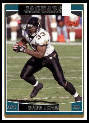 2006 Topps #148 Greg Jones Jacksonville Jaguars | eBay
