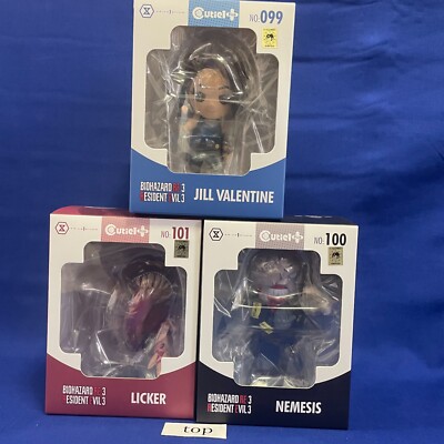 set Jill Nemesis Licker Figure Resident Evil RE:3 Biohazard cutie 1 ...