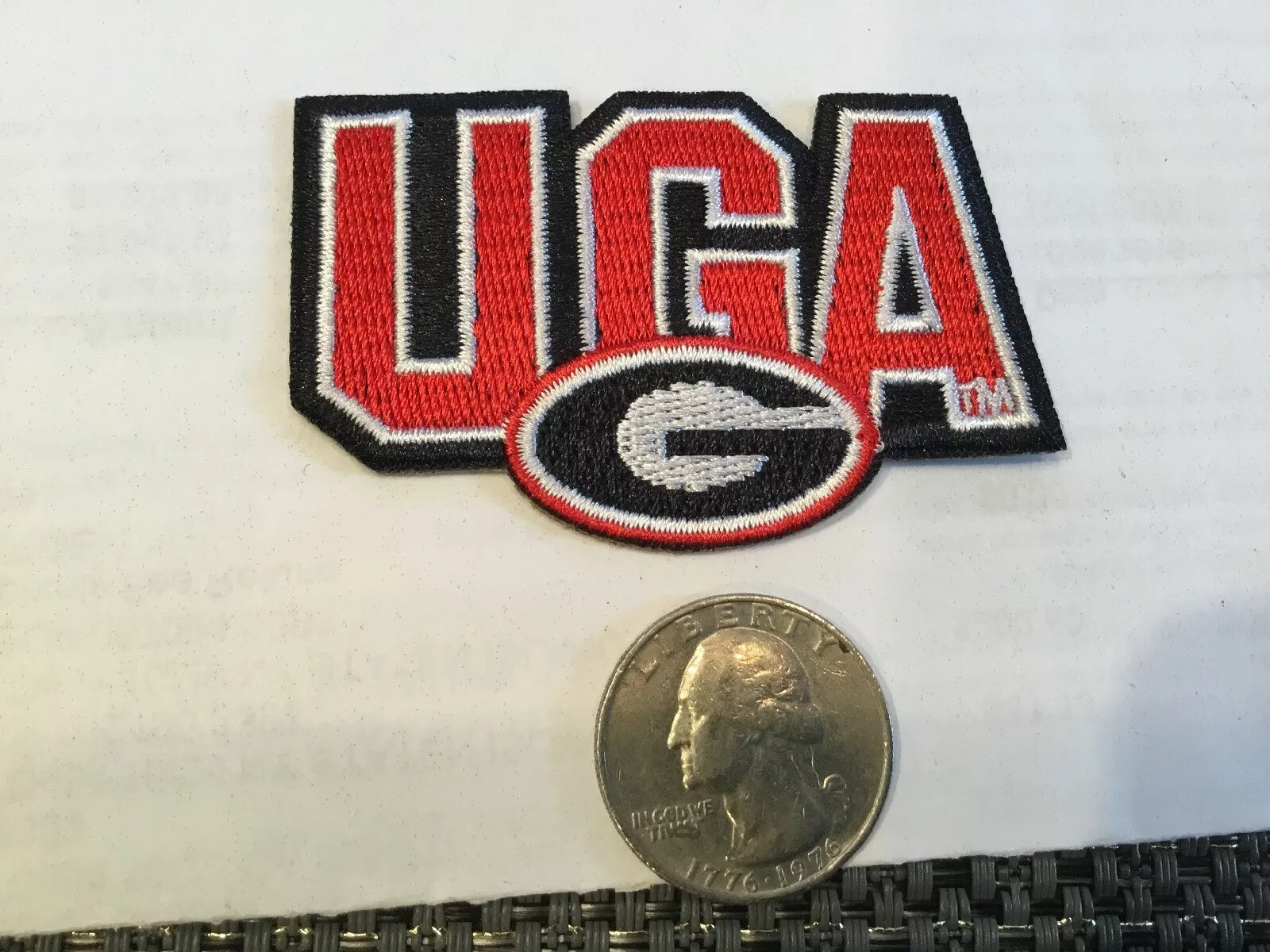 UGA University of Georgia Bulldogs Vintage Embroidered Iron On Patch 2. ...