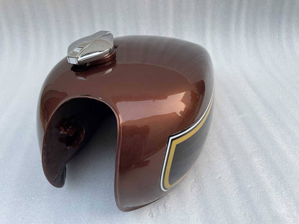 Honda CB550 CB550K 1974-75 Candy Garnet Brown Painted Petrol Fuel Gas ...