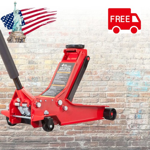BIG RED Torin Low Profile Service Dual Piston Floor Jack, Red, 4 Ton | eBay