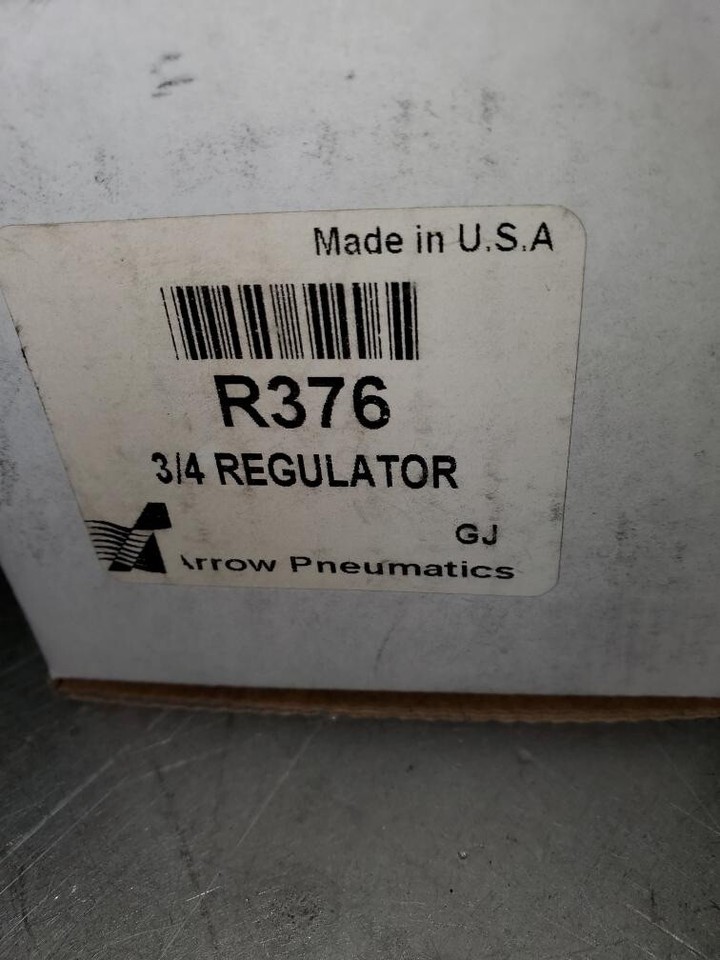 Arrow Pneumatics R376 3/4 regulator ARROW MID FLOW REGULATOR 3/4" NPT 5 ...