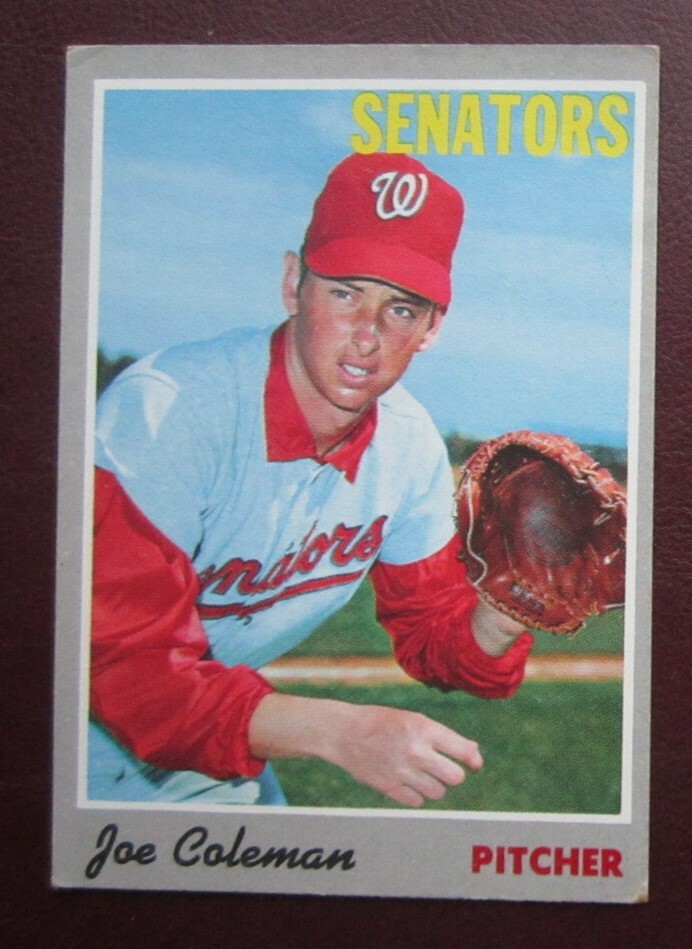 1970 Topps Joe Coleman (Washington Senators) #127 EX | eBay