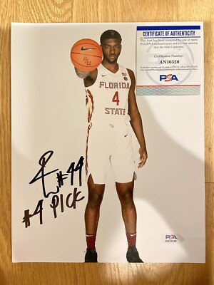 Patrick Williams Auto Signed 8x10 Photo NCAA Basketball Florida State ...