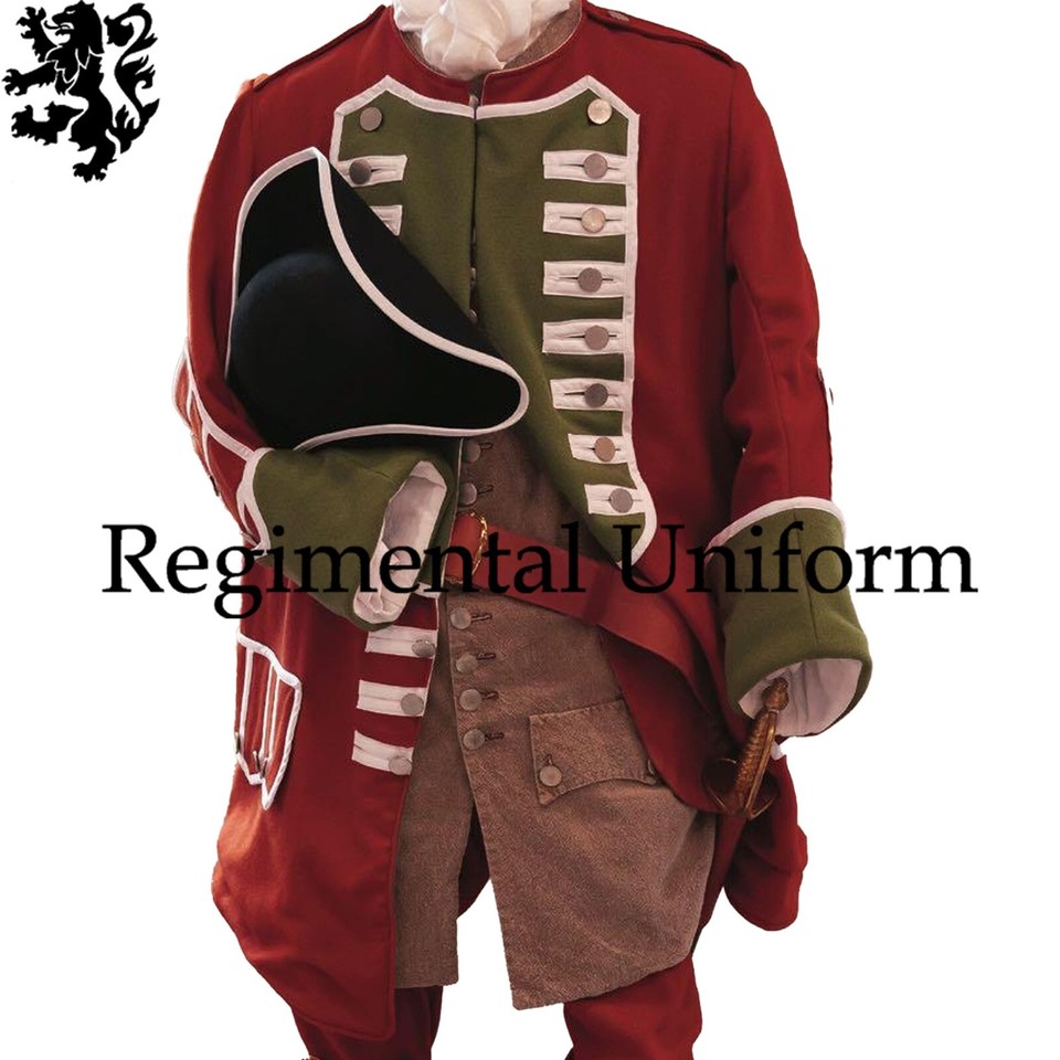 1743th Civilian Ranks Georgia Major Horton’s Uniform Colony Red Wool ...
