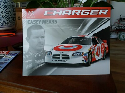 Casey Mears 2005 NASCAR Target Dodge Charger Hero Card | eBay