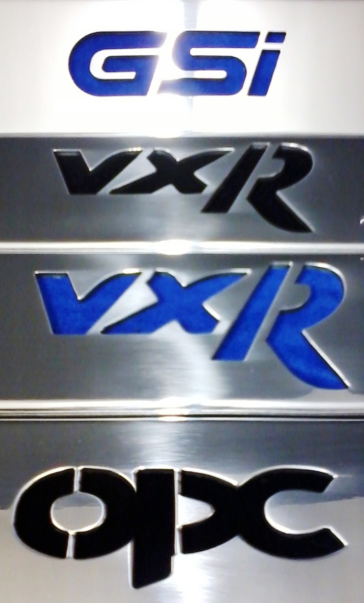 Logotipo De Carreras Vxr Emblema De Rejilla De Carreras 3D Para Coche,