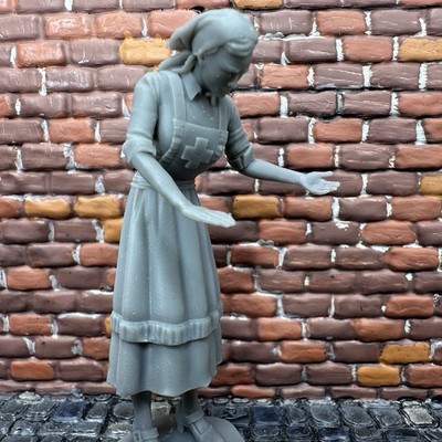 World War 2 Medical Nurse #2 Toy Soldier Civilian Military Resin 1/32 ...