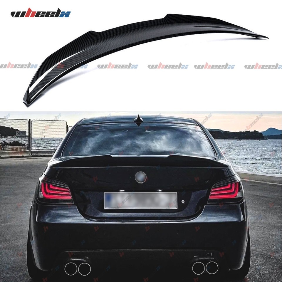 FOR 04-2010 BMW E60 525i 530i M5 SEDAN CARBON LOOK PSM STYLE REAR TRUNK ...