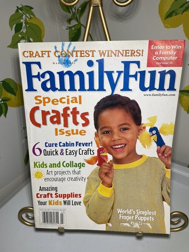 Family Fun Magazine March 2001 Special Crafts Issue | eBay