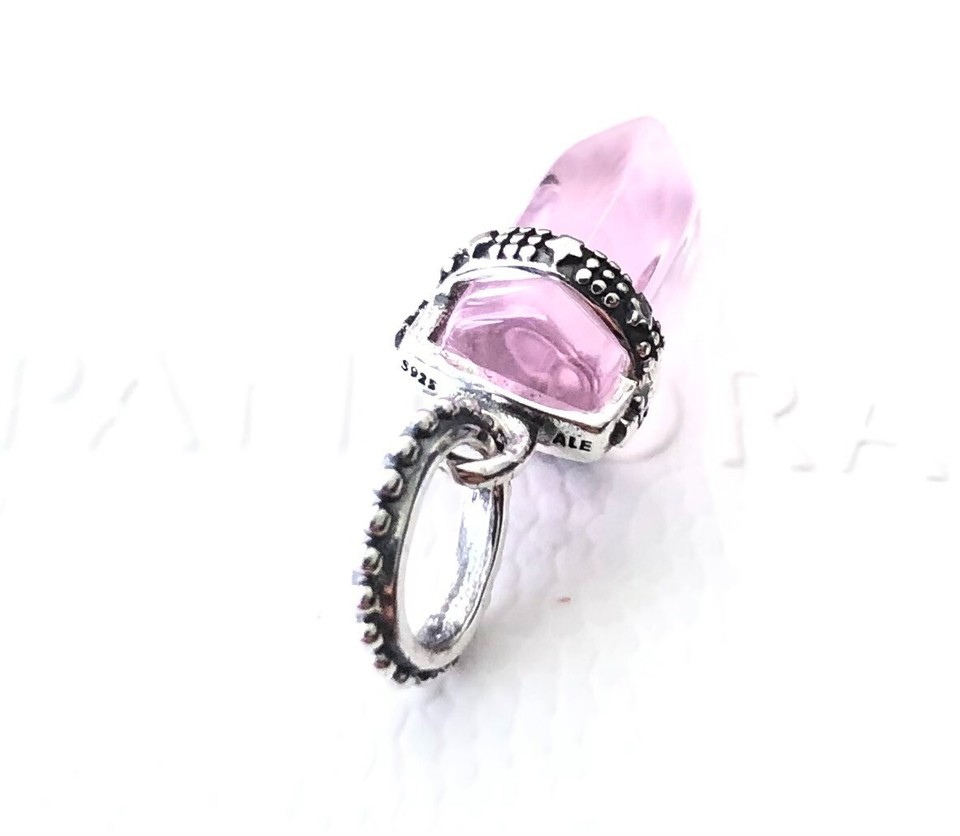 Pandora Pink Amulet, Crystals, Pendant #399185C02 +FREE Gift Box+Tag | eBay