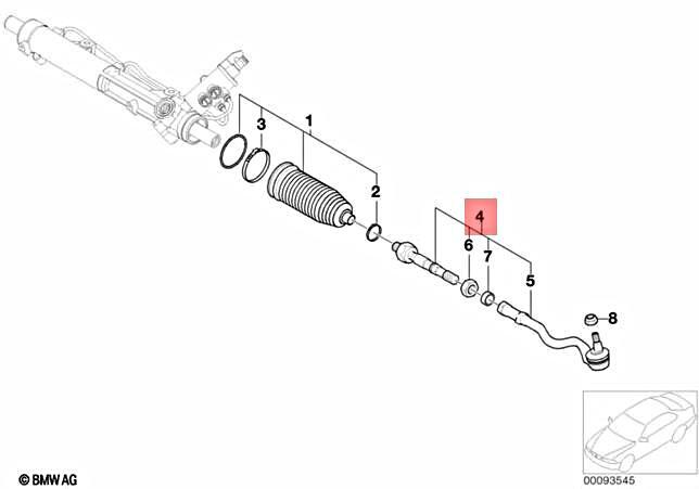 Genuine BMW X3 E83 X3 1.8d 2.0d 2.0i 2.5i 2.5si 3.0d 3.0i Tie Rod ...