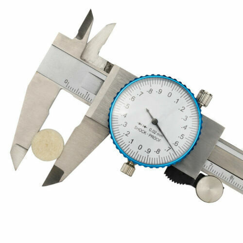 Metric Gauge Measuring Tools Dial Caliper Shockproof Stainless Steel | eBay