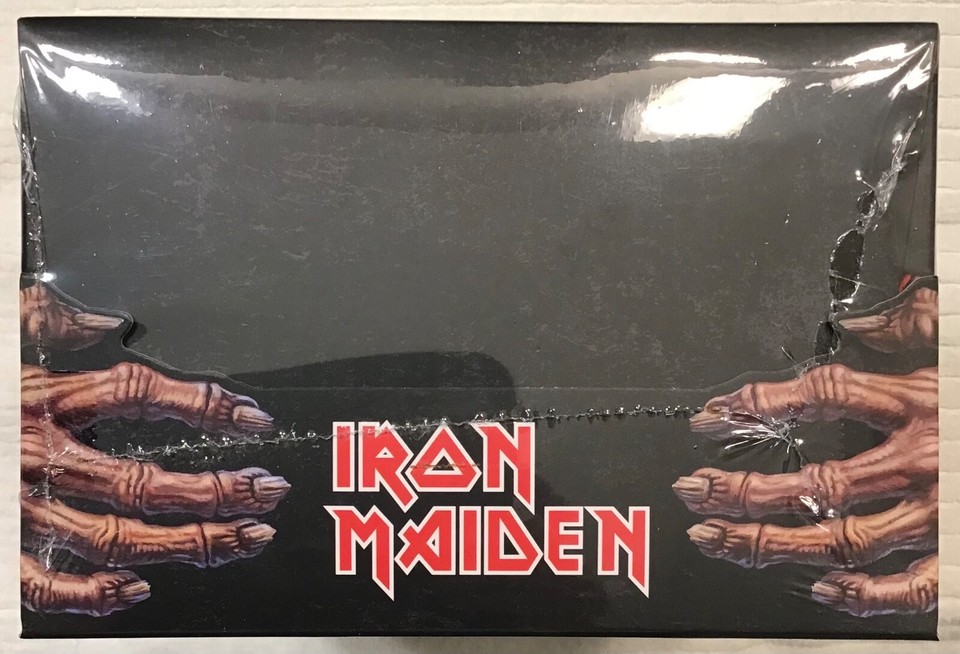 IRON MAIDEN SUPER7 REACTION FIGURE RARE SEALED FLAT WITH 12 EDDIE BLIND ...