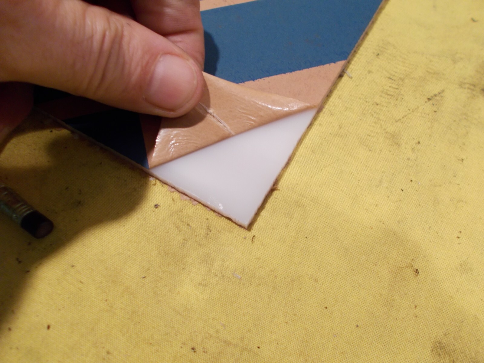 HYZOD WHITE POLYCARBONATE SHEET glazing plastic flat stock .177" x 12 ...